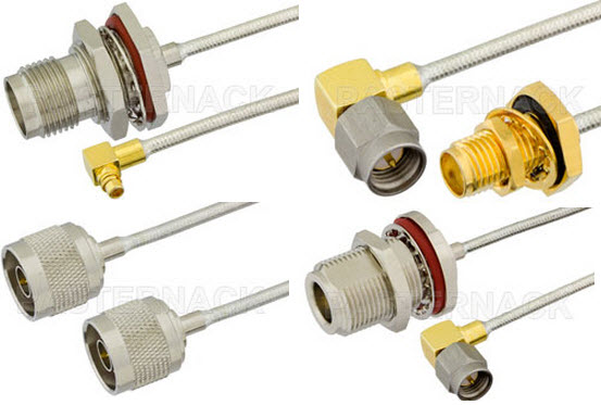 Precision RF Connectors for Formable Semi Rigid Cable from Pasternack