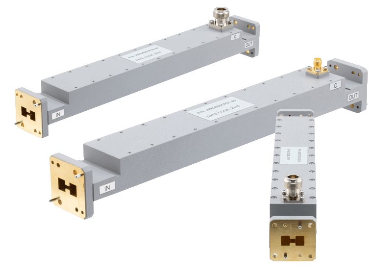 Double Ridge Waveguide Couplers