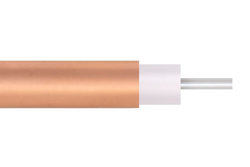 0.141 Semi Rigid Non-magnetic Cable with Silver Plated Copper Conductor