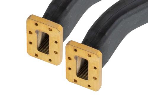 WR-112 Twistable Flexible Waveguide 12 Inch, CMR Flange Operating from 7.05 to 10 GHz