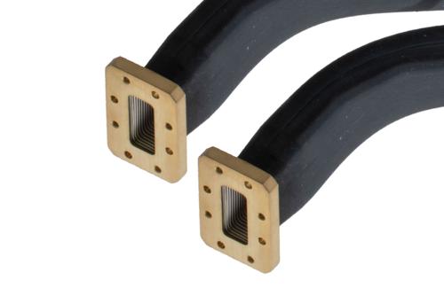 WR-112 Twistable Flexible Waveguide 24 Inch, CMR Flange Operating from 7.05 to 10 GHz