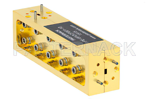 WR-12 Waveguide 10 dB Broadwall Coupler, UG-387/U Round Cover Flange, H ...