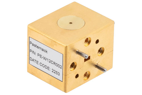WR-12 Waveguide Circulator, 76 GHz to 78 GHz, 15 dB min Isolation, UG ...