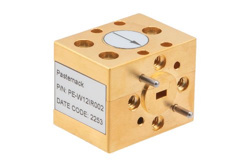 WR-12 Waveguide Isolator from 76 GHz to 78 GHz, 15 dB min Isolation, UG ...