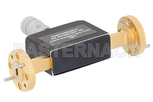 Wr 15 Waveguide Continuously Variable Attenuator 0 To 30 Db From 50 Ghz To 75 Ghz Ug 385 U