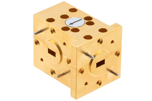 WR-22 Waveguide Circulator, 40 GHz to 46 GHz, 15 dB min Isolation, UG ...