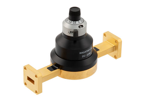 WR-42 Waveguide Continuously Variable Attenuator, 0 to 30 dB, from 18 ...