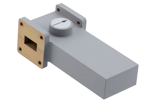 WR-62 Waveguide Isolator from 11.9 GHz to 18 GHz, 20 dB min Isolation ...