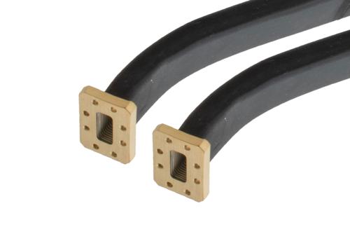 WR-90 Twistable Flexible Waveguide 24 Inch, CMR Flange Operating from 8.2 to 12.4 GHz