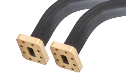 WR-90 Twistable Flexible Waveguide 36 Inch, CPRF Flange Operating from ...