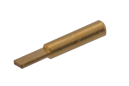 Tab pin for 0.3mm (.012inch) field replaceable connector