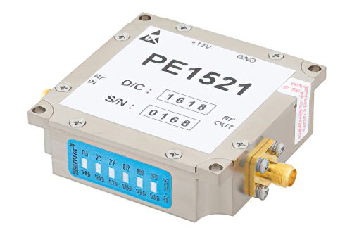 15 dBm P1dB, 2 GHz to 6 GHz, Gain Block Amplifier, 26 dB Gain, 3 dB NF, SMA