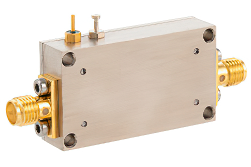 40 dB Gain, 0.7 dB NF, 14 dBm P1dB, 2 GHz to 4 GHz, Low Noise Amplifier, SMA