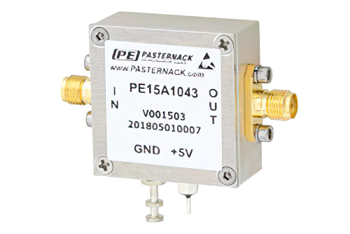 1.4 dB NF Low Noise Amplifier, Operating from 10 MHz to 250 MHz with 17 dB Gain, 22 dBm P1dB and SMA