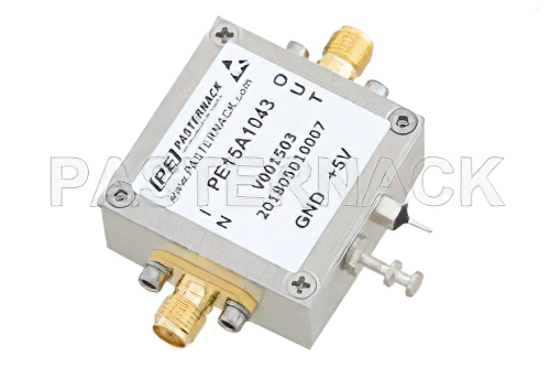 1.4 dB NF Low Noise Amplifier, Operating from 10 MHz to 250 MHz with 17 dB Gain, 22 dBm P1dB and SMA