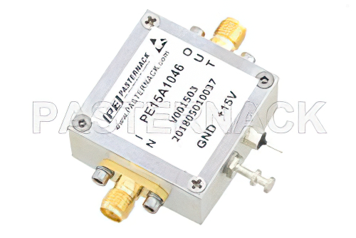 2.5 dB NF Low Noise Amplifier, Operating from 0.01 MHz to 500 MHz with 45 dB Gain, 11 dBm P1dB ...