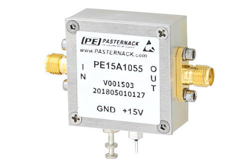 3 dB NF Low Noise Amplifier, Operating from 0.01 MHz to 1.4 GHz with 42 dB Gain, 19 dBm P1dB and SMA
