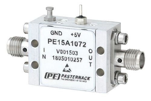 2.1 dB NF Low Noise Amplifier, Operating from 6 GHz to 12 GHz with 25 dB Gain, 13 dBm Psat and SMA
