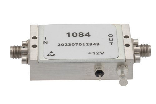 2.7 dB NF Low Noise Amplifier, Operating from 30 MHz to 6 GHz with 50 dB Gain, 21 dBm P1dB and SMA