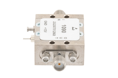 2.0 dB NF Low Noise Amplifier, Operating from 10 MHz to 8 GHz with 41 dB Gain, 20 dBm P1dB and SMA