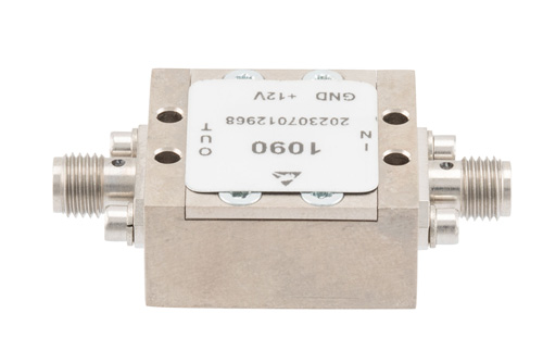 2.0 dB NF Low Noise Amplifier, Operating from 10 MHz to 8 GHz with 41 dB Gain, 20 dBm P1dB and SMA