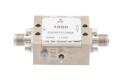 2.0 dB NF Low Noise Amplifier, Operating from 10 MHz to 8 GHz with 41 dB Gain, 20 dBm P1dB and SMA