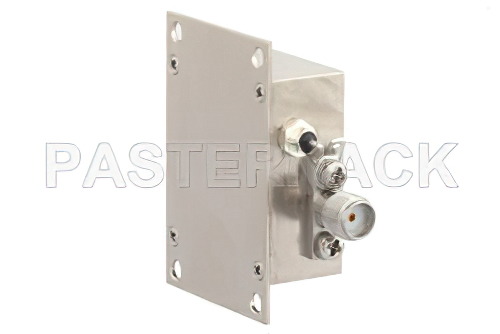 1 Watt Psat, 110 MHz to 6 GHz, Medium Power Broadband Amplifier, 10.5 dB Gain, 38 dBm IP3, 6.5 ...