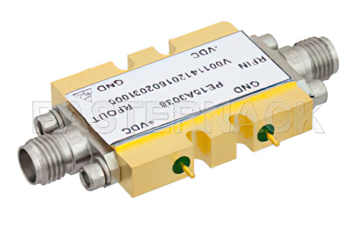 18 dBm P1dB, 2 GHz to 35 GHz, Medium Power Broadband Amplifier, 12 dB Gain, 2.92mm