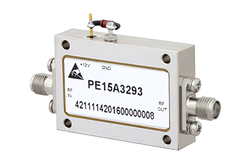 2.5 dB NF, 6 GHz to 12 GHz, Low Noise Broadband Amplifier, 30 dB Gain, SMA