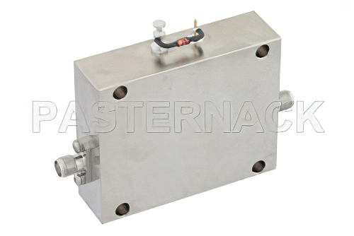 2 Watt P1dB, 6 GHz to 12 GHz, Medium Power Broadband Amplifier, 37 dB Gain, 42 dBm IP3, 6 dB NF, SMA