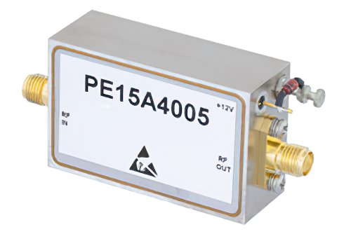 1 Watt P1dB, 2 GHz to 6 GHz, Medium Power Broadband Amplifier, 33 dB Gain, 39 dBm IP3, 5 dB NF, SMA