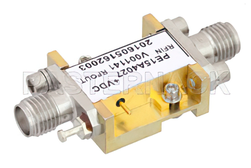 26 dBm P1dB, 2 GHz to 20 GHz, Medium Power Broadband Amplifier, 15 dB Gain, SMA