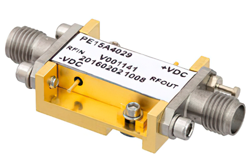 23 dBm P1dB, 10 MHz to 20 GHz, Medium Power Broadband Amplifier, 13 dB Gain, 3 dB NF, SMA
