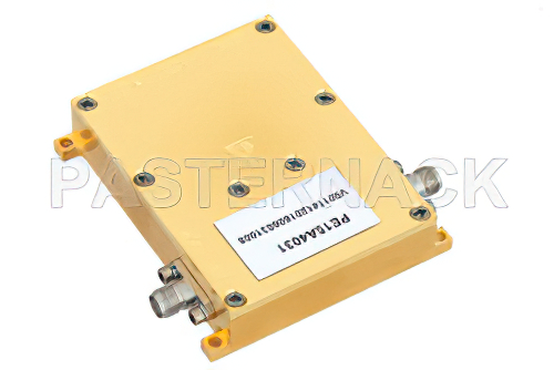 900 mW P1dB, 10 MHz to 6 GHz, Medium Power Broadband Amplifier, 13 dB Gain, 40 dBm IP3, 5 dB NF, SMA