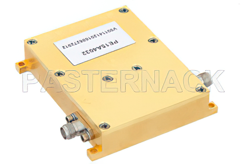 900 mW P1dB, 10 MHz to 6 GHz, Medium Power Broadband Amplifier, 24 dB Gain, 42 dBm IP3, 5 dB NF, SMA