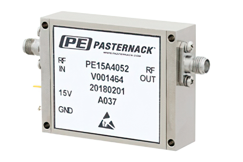 31 dBm P1dB, 100 MHz to 18 GHz, Medium Power Amplifier, SMA, 37 dB Gain, 6 dB NF