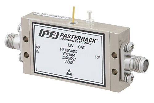 1 Watt P1dB, 6 GHz to 18 GHz, Medium Power Amplifier, SMA, 38 dB Gain, 10 dB NF