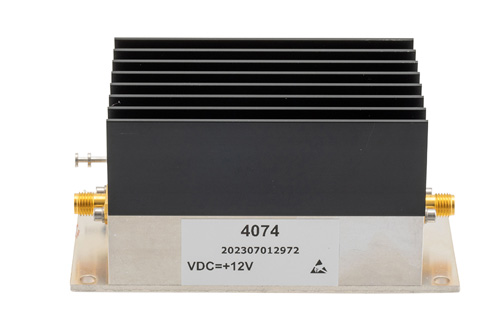 1 Watt P1dB, 30 MHz to 2200 MHz, Medium Power GaAs Amplifier with Heatsink, 31 dB Gain, 43 dBm ...