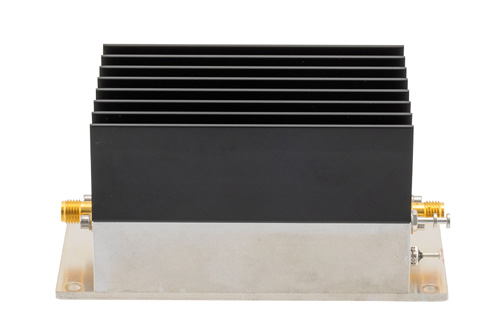 1 Watt P1dB, 30 MHz to 2200 MHz, Medium Power GaAs Amplifier with Heatsink, 31 dB Gain, 43 dBm ...