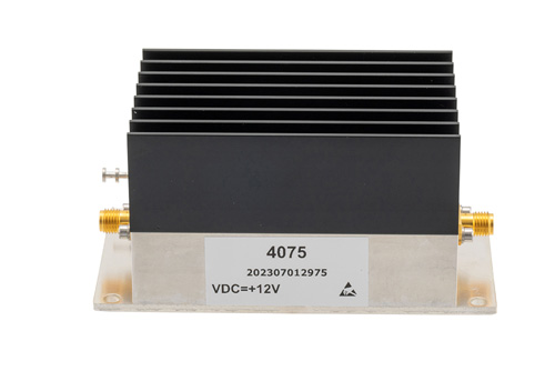 2 Watt P3dB, 2.4 GHz to 2.5 GHz, Medium Power GaAs Amplifier with Heatsink, 31 dB Gain, 43 dBm ...