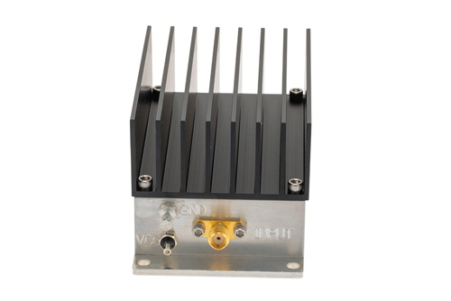 2 Watt P3dB, 2.4 GHz to 2.5 GHz, Medium Power GaAs Amplifier with Heatsink, 31 dB Gain, 43 dBm ...