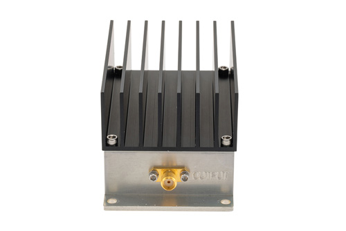 1.5 Watt P1dB, 3.2 GHz to 4 GHz, Medium Power GaAs Amplifier with Heatsink, 35 dB Gain, 42 dBm ...