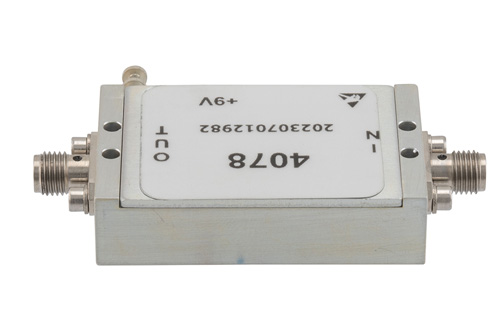 1 Watt P1dB, 4 GHz to 6 GHz, Medium Power GaAs Amplifier, 30 dB Gain, 42 dBm IP3 and SMA