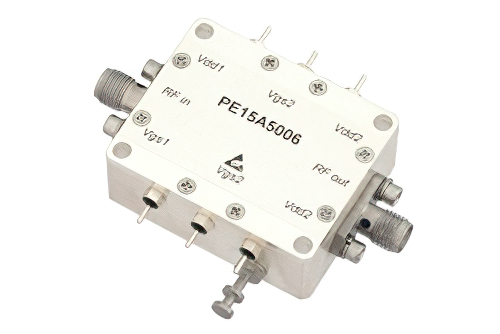7.1 Watt Psat, 2.5 GHz to 4 GHz, High Power GaAs Amplifier, SMA, 19 dB Gain, 45 dBm IP3, 8 dB NF