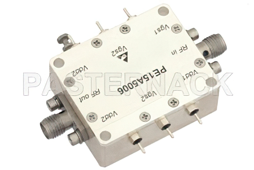 7.1 Watt Psat, 2.5 GHz to 4 GHz, High Power GaAs Amplifier, SMA, 19 dB Gain, 45 dBm IP3, 8 dB NF
