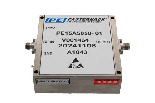 40 dB Gain, 10 Watt P1dB, 6 GHz to 18 GHz, High Power Amplifier, SMA, 46 dBm IP3