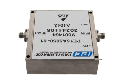 40 dB Gain, 10 Watt P1dB, 6 GHz to 18 GHz, High Power Amplifier, SMA, 46 dBm IP3