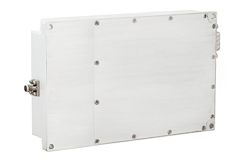 43 dB Gain, 20 Watt Psat, 2 GHz to 6 GHz, High Power GaN Amplifier, SMA, Class AB