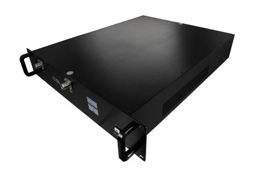 30W Psat, 45 dB Gain, 0.7 GHz to 6 GHz, AC Powered Broadband GaAs GaN High Power Amplifier with ...