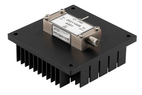 Temperature Compensated Low Noise Amplifier, 0.5 GHz to 4 GHz, 35 dB min Gain, P1dB 21 dBm, SMA ...